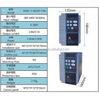 China Manufacturer AC Motor Variable Frequency Drive 1.5kW Three Phase 380V for Blower Pump Conveyor for sale