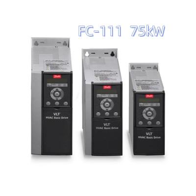 China FC-111P75KT4P20H2X 132L5997 Danfoss VLT Frequency Converter 75kW Brand New Original Danfoss Inverter VFD for sale