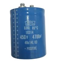 China Genuine 10314  NIPPON CHEMI-CON Capacitor U36L 450V 85℃ 4700UF High Reliability Aluminum Electrolytic Capacitor for sale