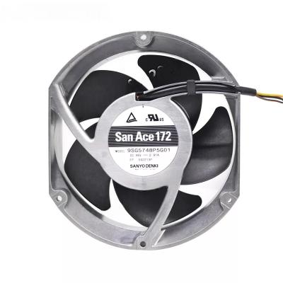 China For SANYO 9SG5748P5G01 Axial Fan SanAce DC 48V 2.91A 172x150x51MM Cooling Fan for sale