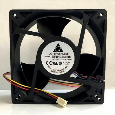 China High Quality Delta EFB1324SHE DC 24V 1.38A Small Air Cooling Fan for Danfoss FC302 30KW to 75kw IP20 VFD for sale