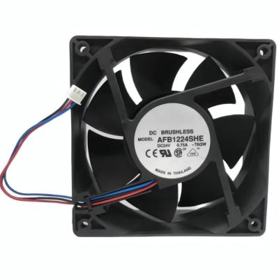 China Delta AFB1224SHE DC 24V 0.75A Industrial Air Cooling Fan for Danfoss 11kW to 45kW VFD 134B7249 for sale