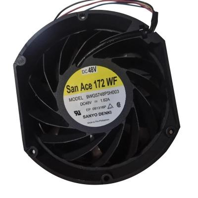 China Sanyo Denki Fan 9WG5748P5H003  48v Dc Fan 1.62A  Original Brushless Aluminum Frame Axial Cooling Fan Industrial Radiator Fan for sale