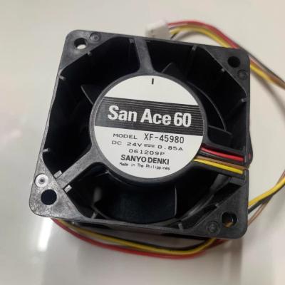 China Original Sanyo Denki Cooling Fan San Ace 60 XF-45980 DC 24V 0.85A Axial Industrial Cooling Fan for Frequency Converter for sale