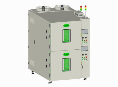 China Two Zones Environment Test Chamber Air Cooling Temperature Humidity Testing Chamber for sale