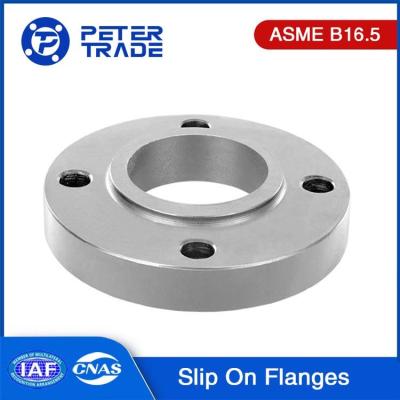 China ASME B16.5 Carbon Steel Slip On Flange Class 150 A105 A694 F52 F65 Q235 SORF for sale
