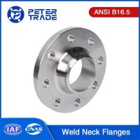 China ASME B16.5 Class 1500 Carbon Steel Weld Neck Flange Black Painting 1/2-24 Inch for sale