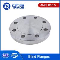 China ANSI B16.5 Class 400 Blind Flange Carbon Steel Stainless Steel BLRF BLFF for Oil Gas Pipeline for sale
