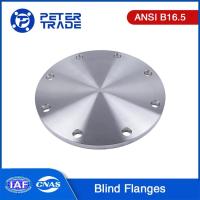 China ASME B16.5 Class 600 Carbon Steel Blind Flange RF NPS 1/2 to 24 for Oil and Gas Pipelines for sale