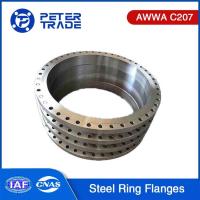 China AWWA C207 Class B 86 PSI Steel Ring Flange NPS 4 to NPS 144 for Waterworks for sale