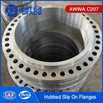 China AWWA C207 Steel Hub Flanges Class D 150-175 PSI 4-96 Inch for Waterworks for sale