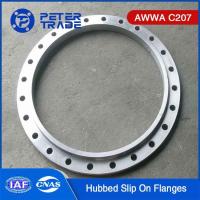 China AWWA C207 Class E 275 PSI Steel Hub Slip On Flange 4 to 96 Inch for Waterworks for sale