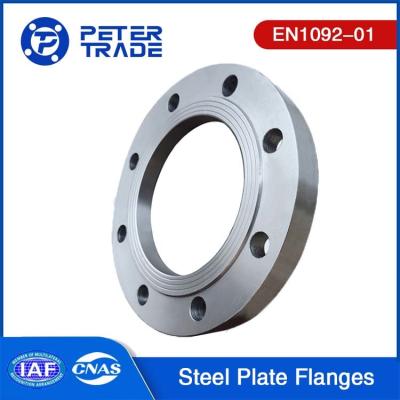 China EN1092-01 Stainless Steel Plate Flange PN16 DN10-DN2000 Flat Face Raised Face for sale