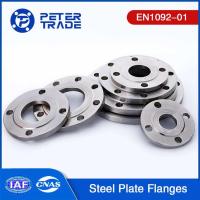 China EN1092-01 Type 01 Stainless Steel Plate Flange PN 40 FF DN10-DN600 304 316 for sale
