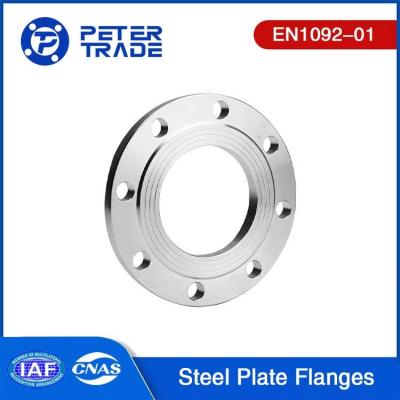 China EN1092-01 Type 01 Stainless Steel SS304 SS316L Flat Face Plate Flange PN63 PLFF for sale