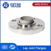 China ASME B16.5 Carbon Steel Lap Joint Flange LJRF Class 150LB 1/2-24 Inch for sale