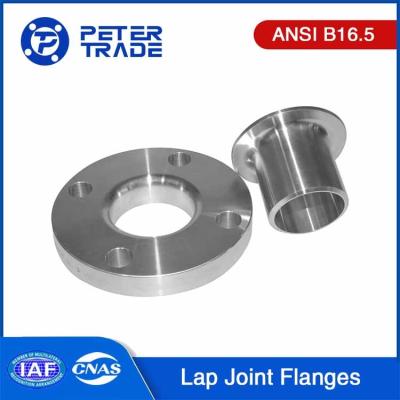China ASME B16.5 Class 400 Lap Joint Flange Carbon Steel Stainless Steel ASTM A182 F304 F316 1/2 to 24 Inch for sale