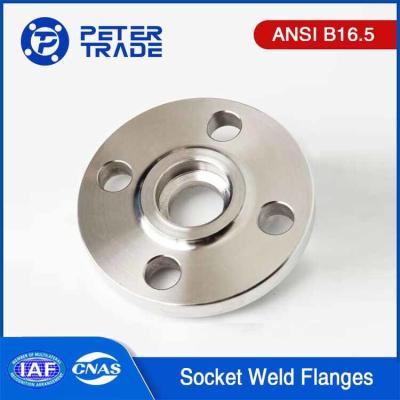 China ASME B16.5 A105 Carbon Steel Socket Weld Flange SWRF Class 150 1/2 to 24 Inch for sale