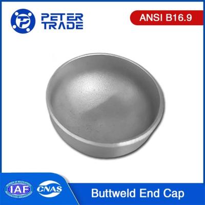 China ASME B16.9 Carbon Steel Stainless Steel Buttweld End Cap 1/2 to 48 Inch SCH5 to SCH160 for sale