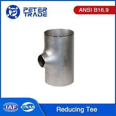 China Butt Weld Stainless Steel ASME B16.9 Reducing Tee SCH5S SCHXXS ASTM A403 WP304 WP316 for sale