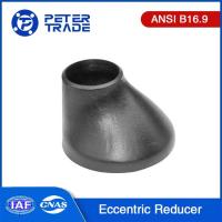 China ASME B16.9 ASTM A234 WPB Carbon Steel Buttweld Eccentric Reducer 3/4 to 48 Inch for sale