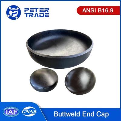 China ASTM A420 WPL6 Carbon Steel Buttweld End Cap ASME B16.9 1/2 to 48 Inch Pipe Fittings for sale