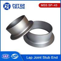 China MSS SP-43 Stainless Steel Lap Joint Stub End 1/2 to 24 Inch Schedule 5S 10S for Industrial Piping for sale