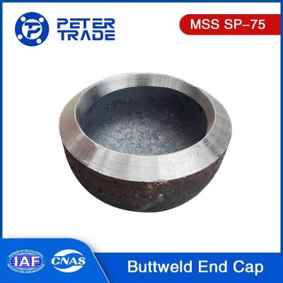 China MSS SP-75 WPHY Alloy Steel Butt Weld Pipe Cap NPS 16 to NPS 60 Pickled for sale