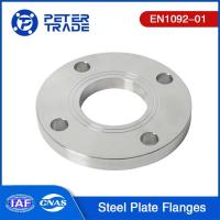 China EN1092-01 Type 01 Stainless Steel Plate Flange SS304 SS316L PN 2.5 PLFF Flat Face DN10-DN1200 for sale