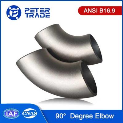 China ASME B16.9 4 Inch 90 Degree 3D Radius Elbow Stainless Steel ASTM A403 Pipe Fitting for sale