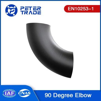 China EN10253-1 S235 S265 Carbon Steel 90 Degree Pipe Elbow SCH 5 to SCH XXS 3D Radius for sale