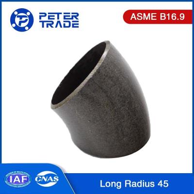China ASME B16.9 Carbon Steel ASTM A105 45 Degree Long Radius Elbow 1/2-48 Inch for sale