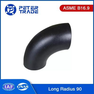 China ASME B16.9 ASTM A420 Carbon Steel 90 Degree Long Radius Elbow 1/2-48 Inch for sale
