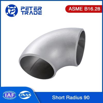 China ASME B16.28 ASTM A403 WP316/316L Stainless Steel 90 Degree Short Radius Elbow 1 to 24 Inch for sale