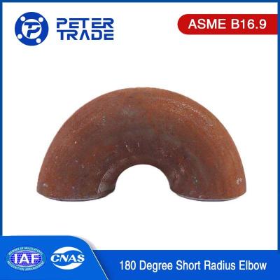 China ASME B16.9 180 Deg Short Radius Elbow 1-24 Inch SCH5 SCH10 SCH20 Stainless Steel for sale