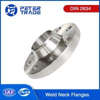 China DIN 2634 Weld Neck Flange PN25 ASTM A105 Carbon Steel Raised Face Flange DN10 to DN1000 for sale