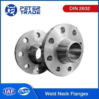 China DIN 2632 PN10 Weld Neck Flange Carbon Steel A105 Stainless Steel SS304 DN10-DN3000 for sale