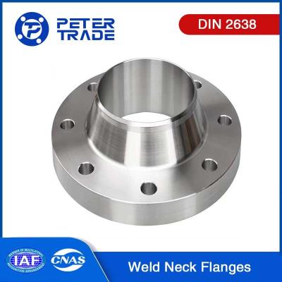 China DIN 2638 Stainless Steel Weld Neck Flange PN160 ASTM A182 SS304 SS316 for Water Pipeline for sale