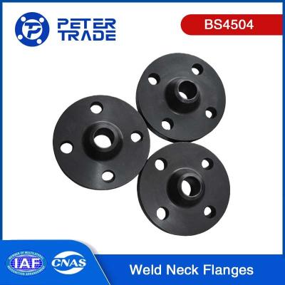 China BS4504 PN16 Weld Neck Flange Carbon Steel A105 SS304 SS316 DN10-DN2000 for sale