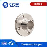 China BS4504 PN10 Weld Neck Flange Carbon Steel Stainless Steel DN10-DN3000 for sale