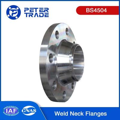 China BS 4504 PN6 Code 111 Carbon Steel Stainless Steel Weld Neck Flange DN10 to DN2000 for Industrial Piping for sale