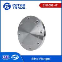 China EN1092-01 Type 05 A105 Carbon Steel Blind Flange PN6 Flat Face for Industrial Piping for sale