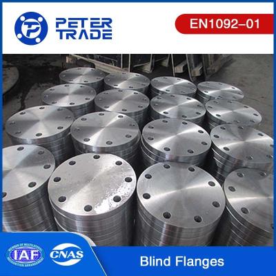 China EN1092-01 Type 05 A105 Carbon Steel Blind Flange PN10 for Power and Heating Industry for sale