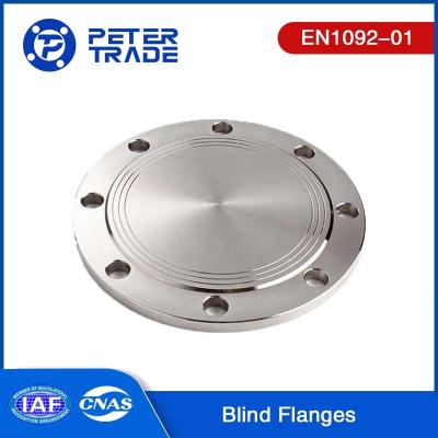 China EN1092-01 Type 05 ASTM A105 Carbon Steel Flat Face Blind Flange PN16 BLFF for Oil and Gas for sale