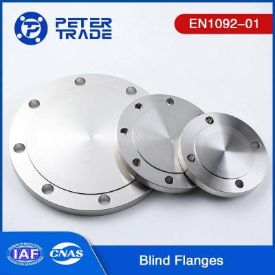 China EN1092-01 Carbon Steel Blind Flange PN25 BLFF Corrosion Resistant DN10-DN600 for sale