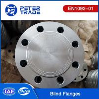 China EN1092-01 PN40 Carbon Steel Blind Flange Flat Face DN10-DN600 for Wastewater Treatment for sale