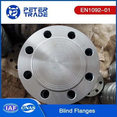 China EN1092-01 PN40 Carbon Steel Blind Flange Flat Face DN10-DN600 for Wastewater Treatment for sale