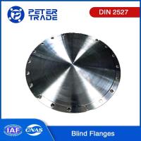 China DIN 2527 PN 6 Carbon Steel Blind Flange BLFF Flat Face for Pipeline Termination for sale