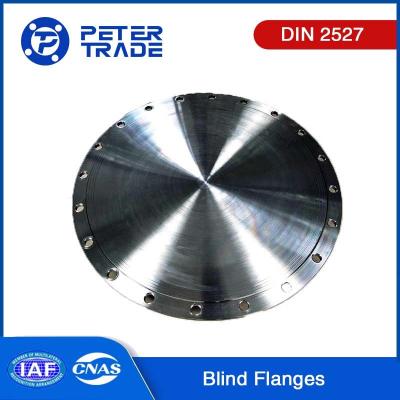 China DIN 2527 PN 6 Carbon Steel Blind Flange BLFF Flat Face for Pipeline Termination for sale