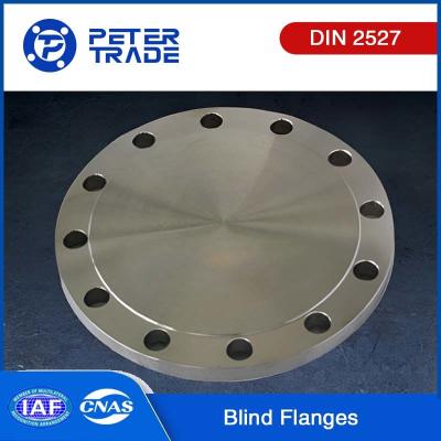 China DIN 2527 PN 10 Carbon Steel Blind Flange ASTM A105 A350 A420 RF FF RTJ LJF for sale